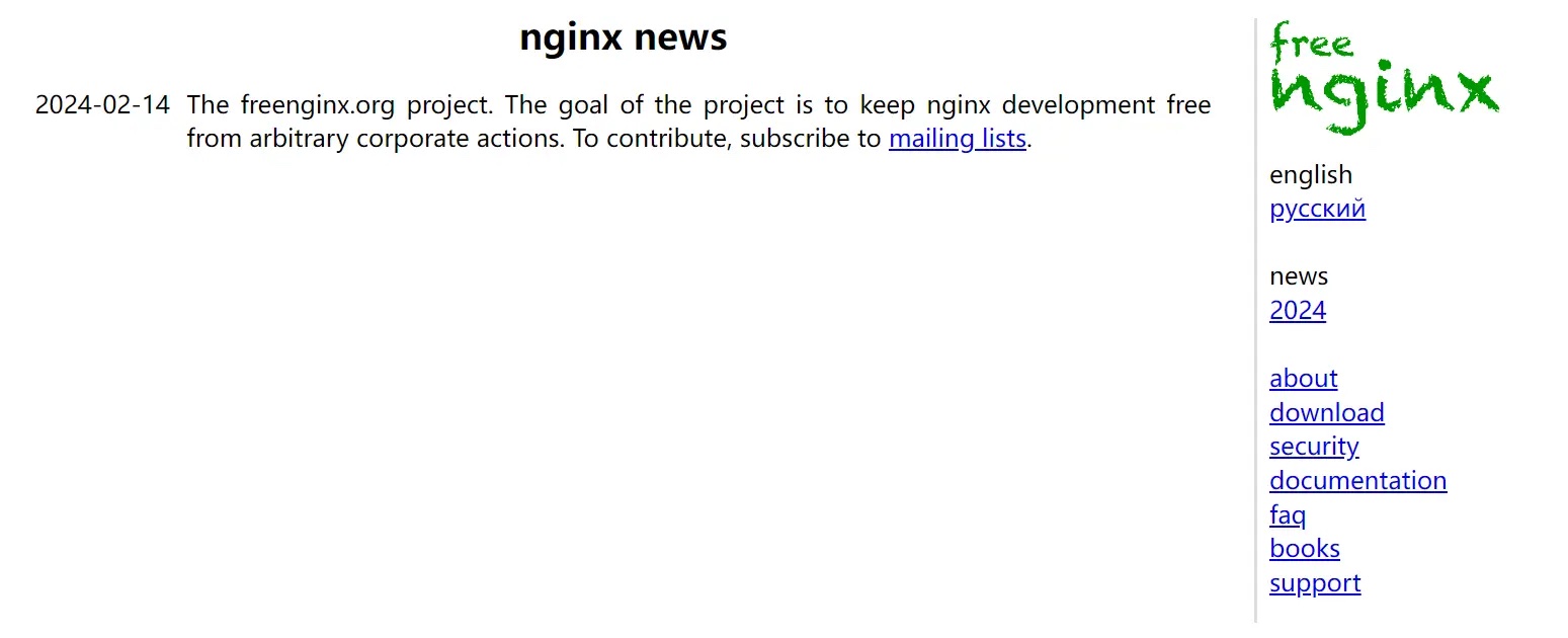 与 F5 产生分歧，核心 Nginx 开发者创建新分支 Freenginx - 游侠安全网